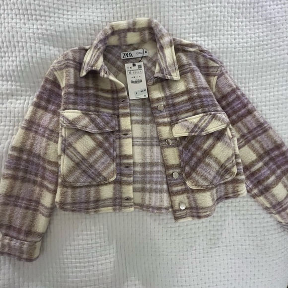 Zara | Jackets & Coats | Zara Plaid Shacket | Poshmark